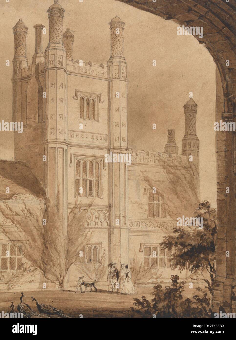 Joseph Nash, 1808â€“1878, British, The Tower of the Manor House, East ...