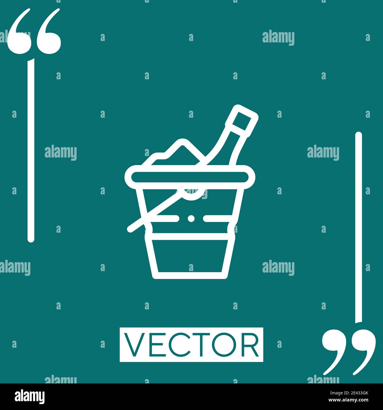 Beer bucket ice Stock Vector Images - Alamy