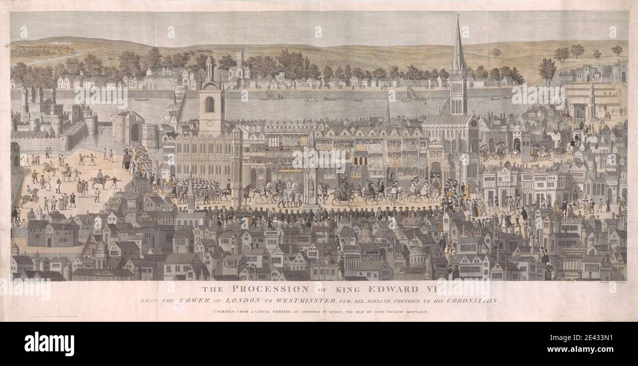 James Basire, 1769â€“1822, British, The Procession of King Edward VI ...