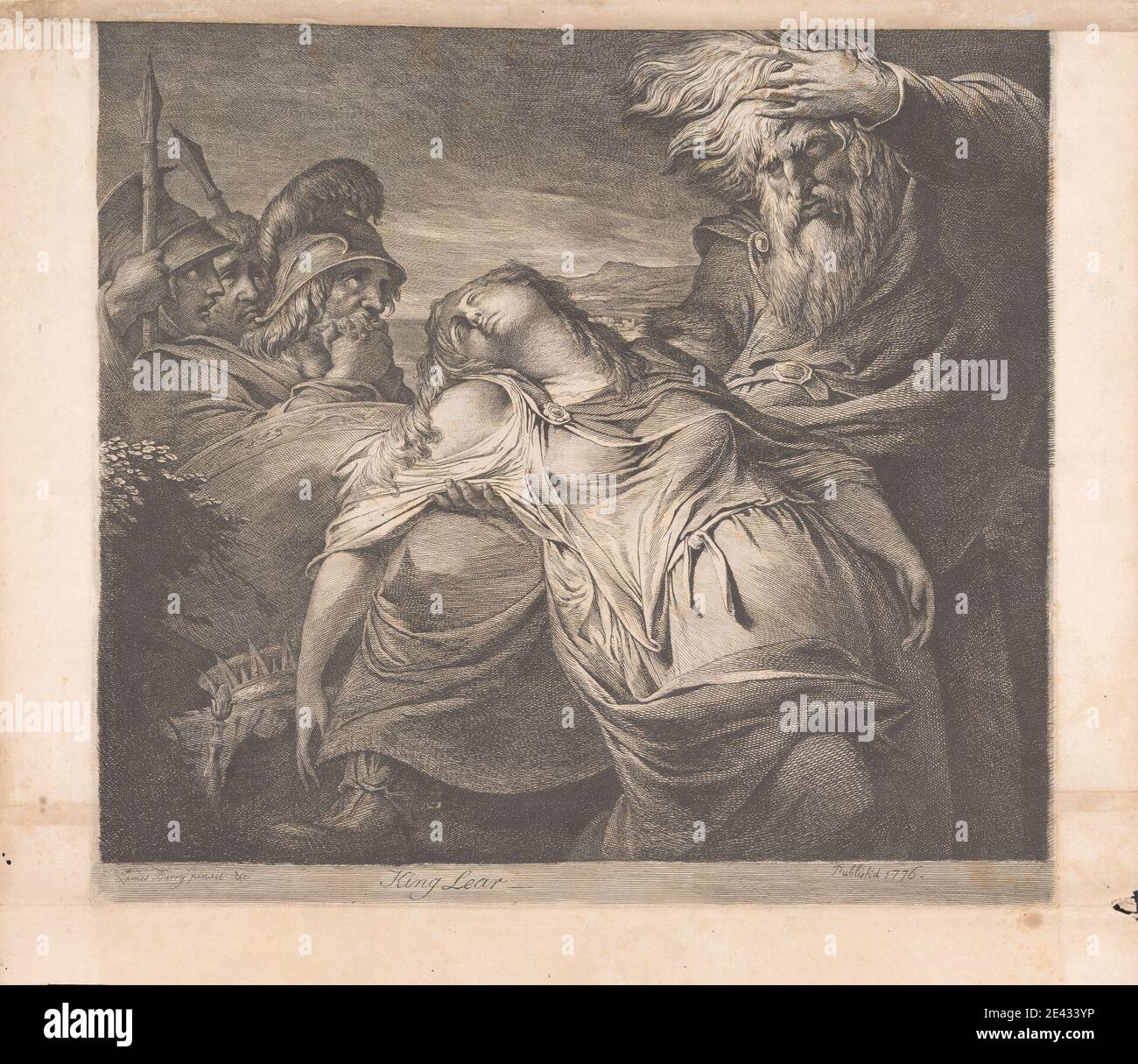 James Barry, 1741â€“1806, Irish, King Lear, 1776. Etching. Shakespeare ...