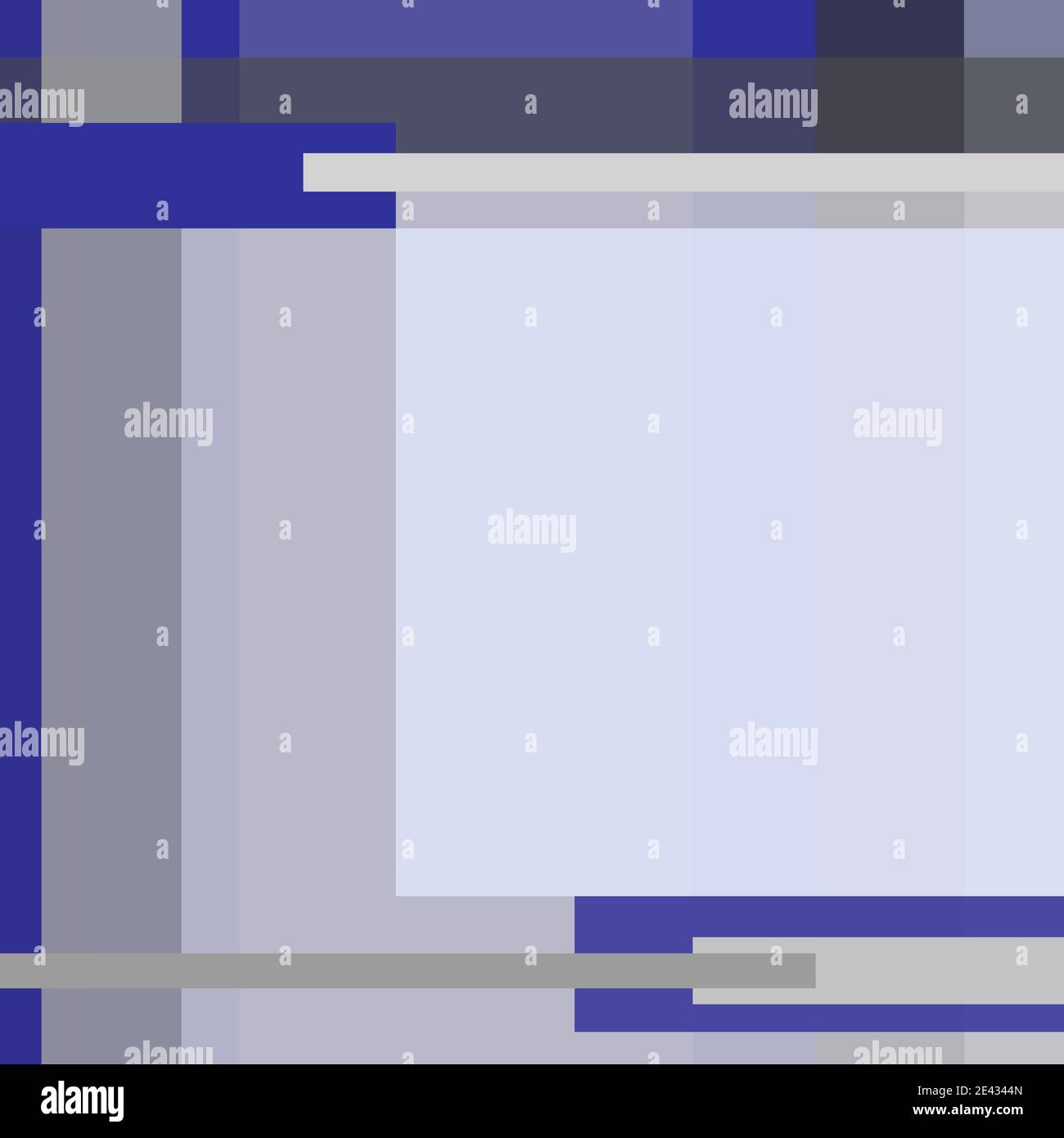 Blue, gray abstract background. Geometric technology pattern. Frame of rectangles and strips ...