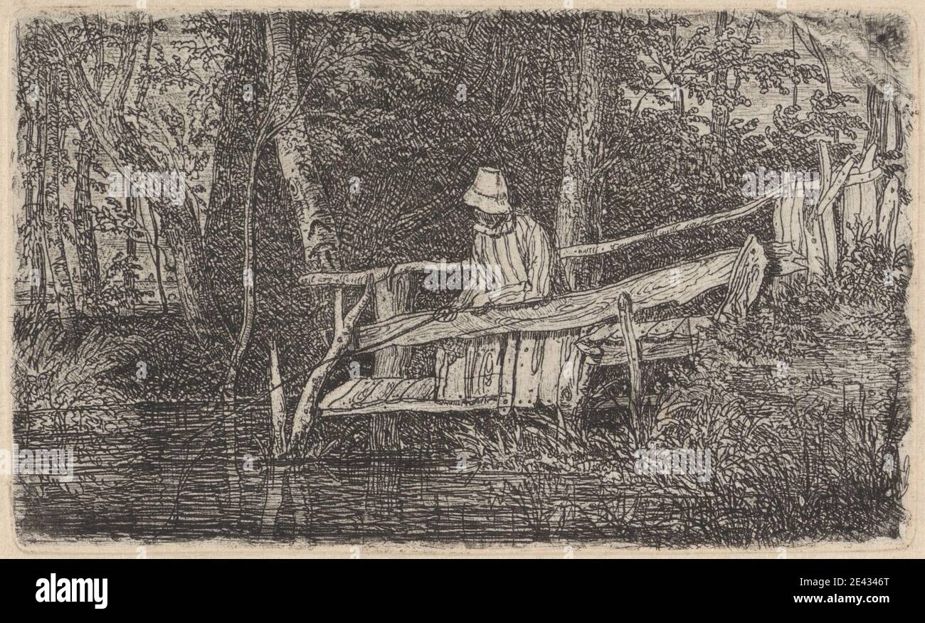 Joseph Stannard, 1797â€“1830, British, The Footbridge, c. 1824-1827 ...