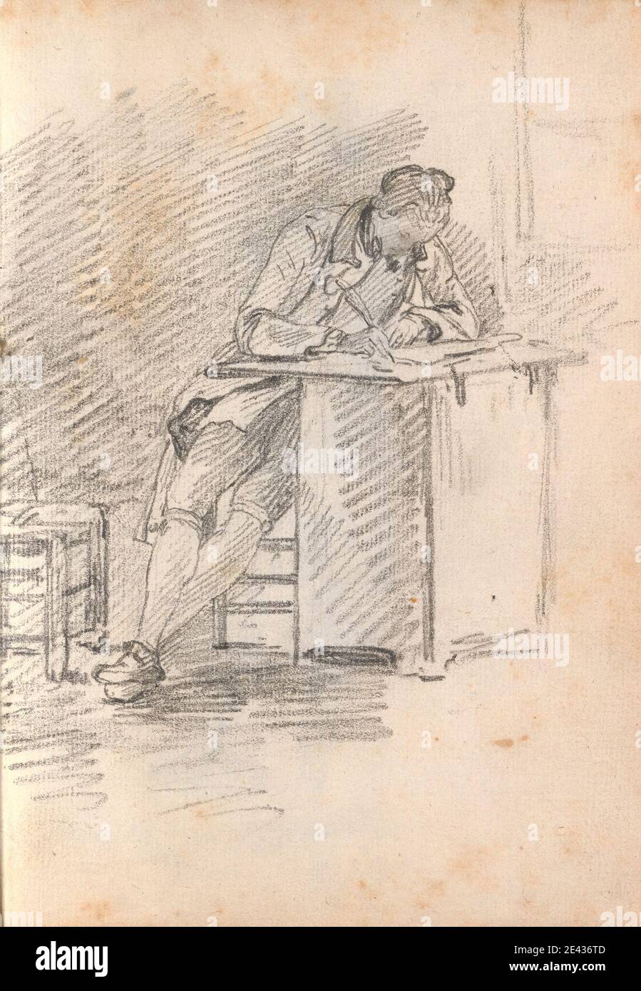 Thomas Patch, 1725â€“1782, British, A Young Man Seated at a Desk ...