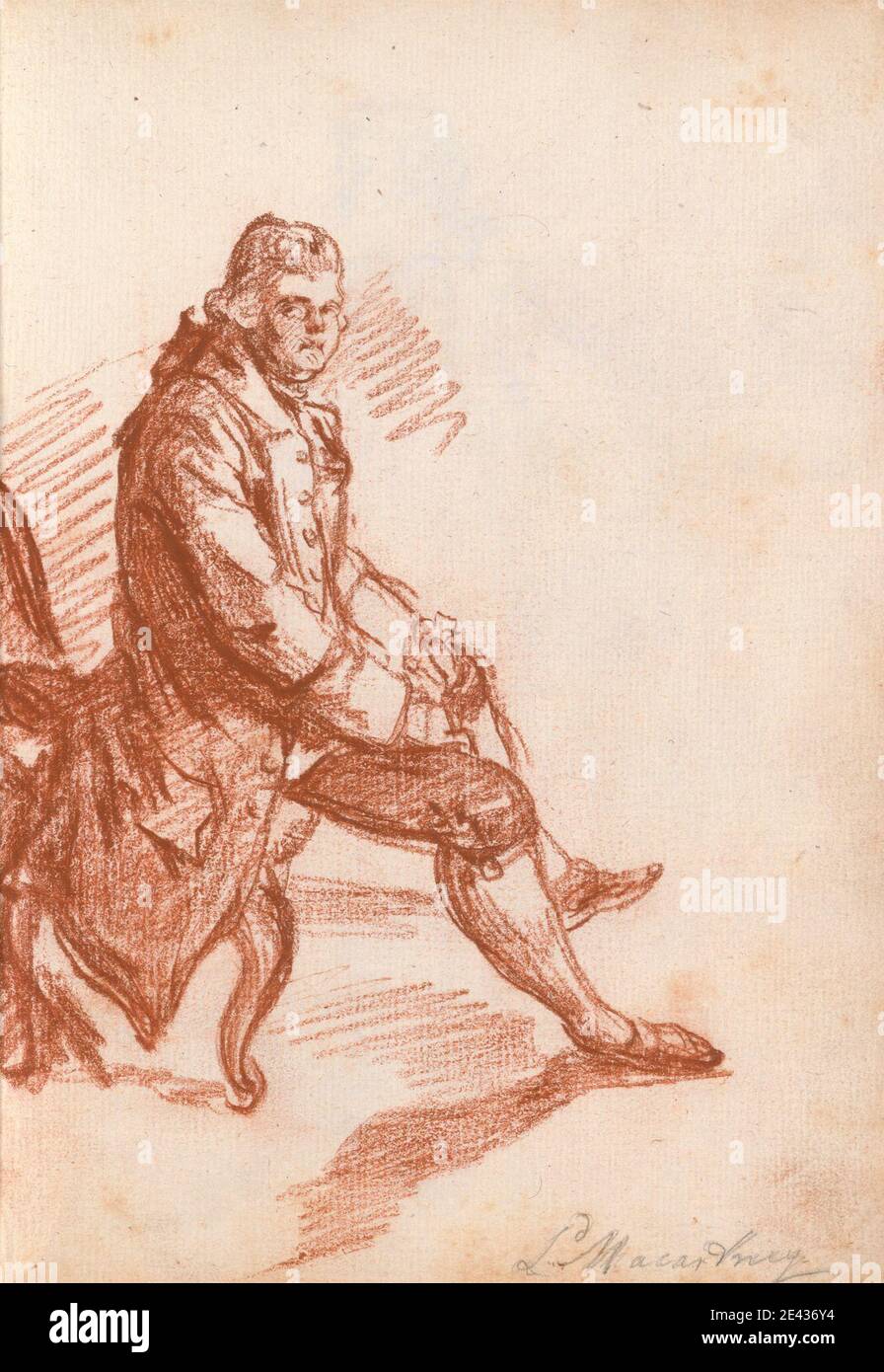 Thomas Patch, 1725â€“1782, British, Lord Macartney Seated, His Head ...