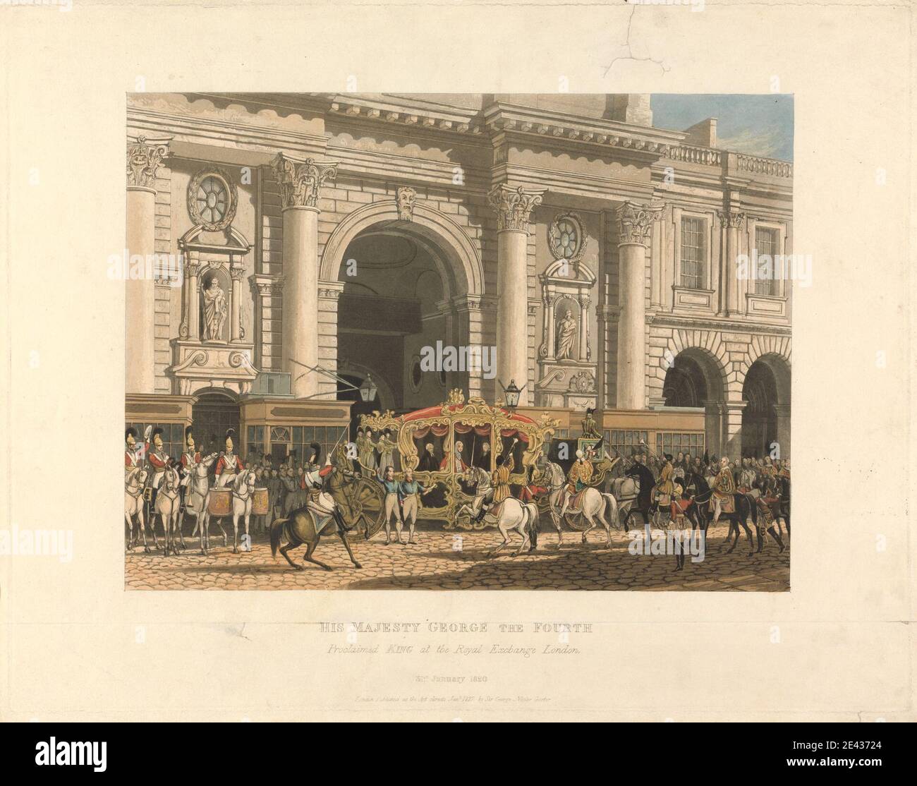 George iv proclaimed king hi-res stock photography and images - Alamy