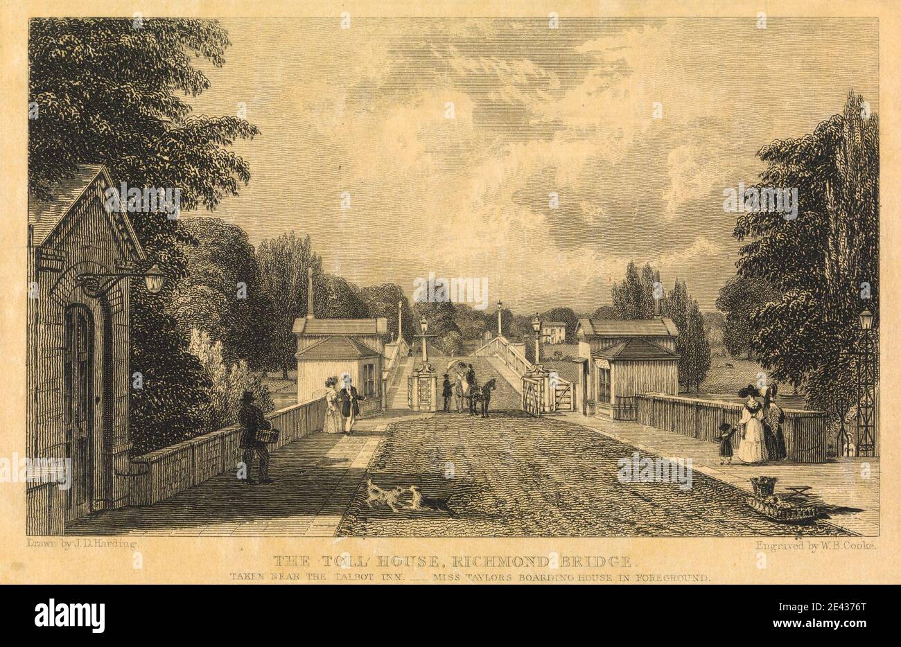 William Bernard Cooke, 1778â€“1855, British, The Toll House, Richmond ...