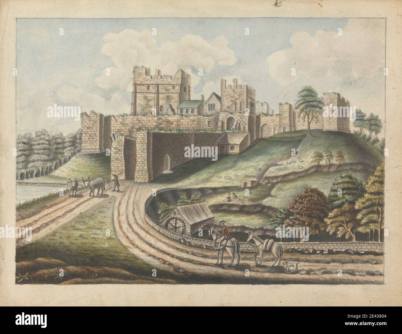 William Beilby, 1740â€“1819, British, Prudhoe Castle, Northumberland ...