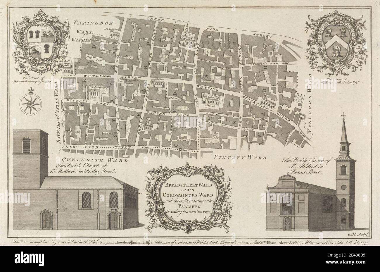 Benjamin Cole, 1697â€“1783, British, Breadstreet Ward and Cordwainer ...