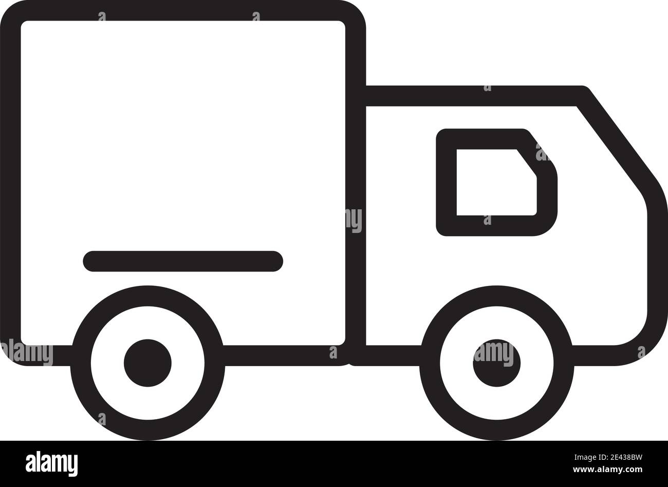 Truck conveyance transport vehicle Black and White Stock Photos ...