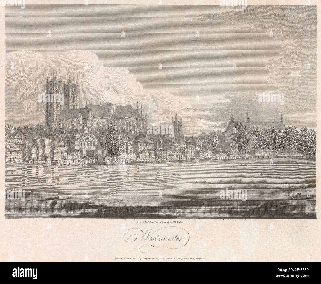 John Greig, active 1800â€“1853, British, Westminster. Engraving Stock ...