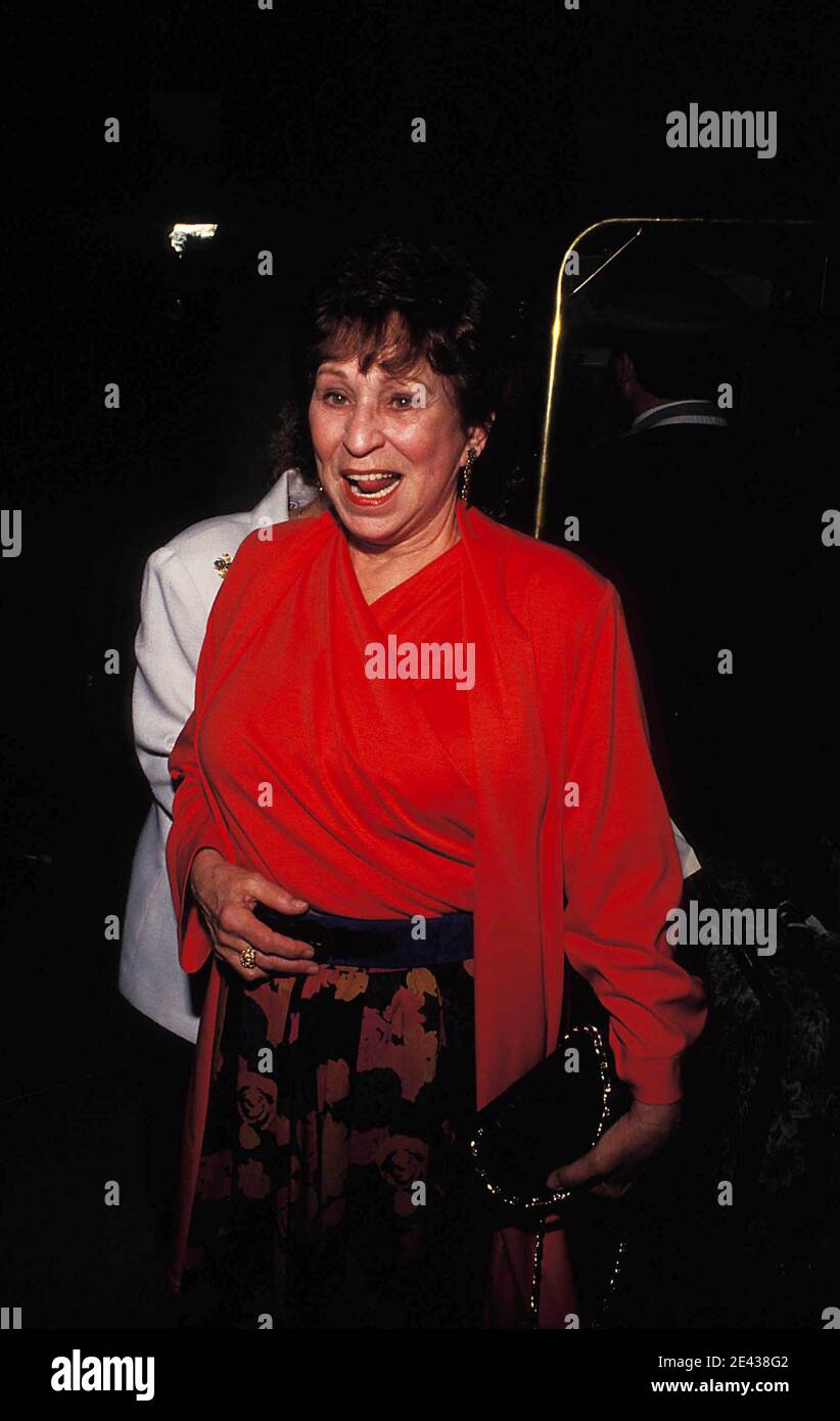 Alice Ghostley 01-1991 Credit: Ralph Dominguez/MediaPunch Stock Photo ...