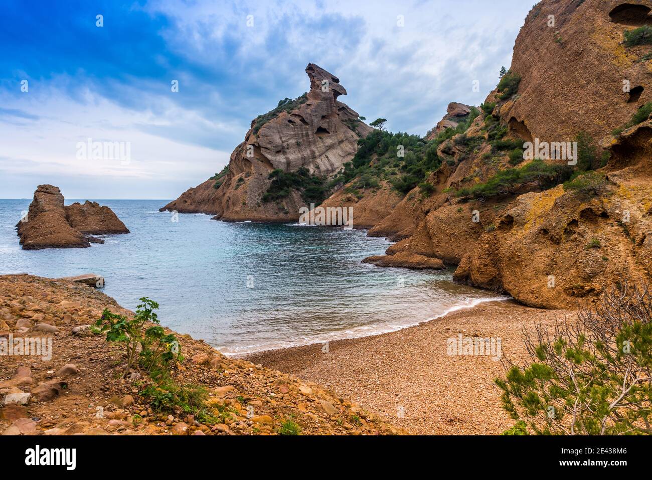 Calanques de Figuerolles in La Ciotat in Provence, France Stock Photo ...