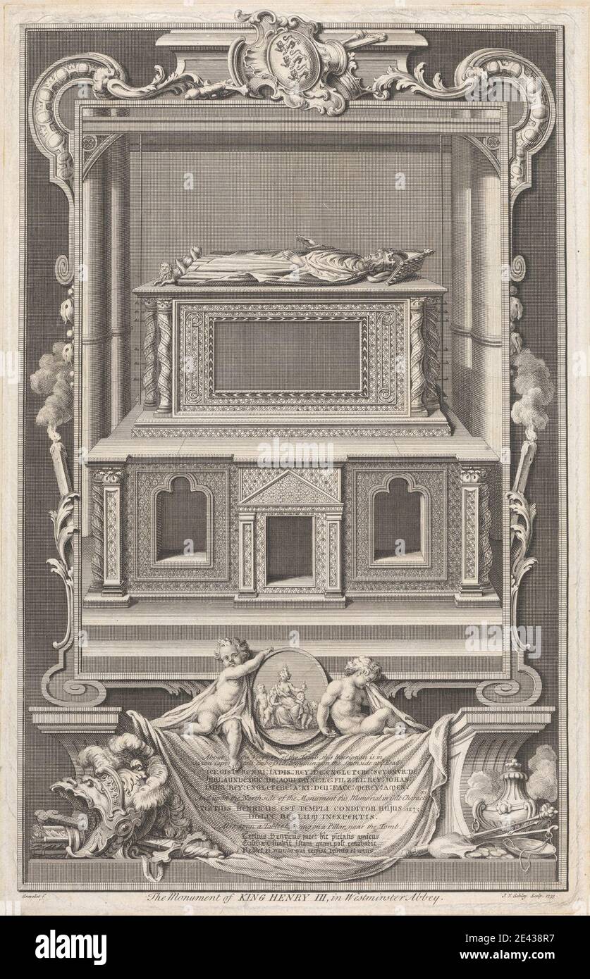 Jacob van Schley, 1715â€“1779, Dutch, The Monument of King Henry III ...
