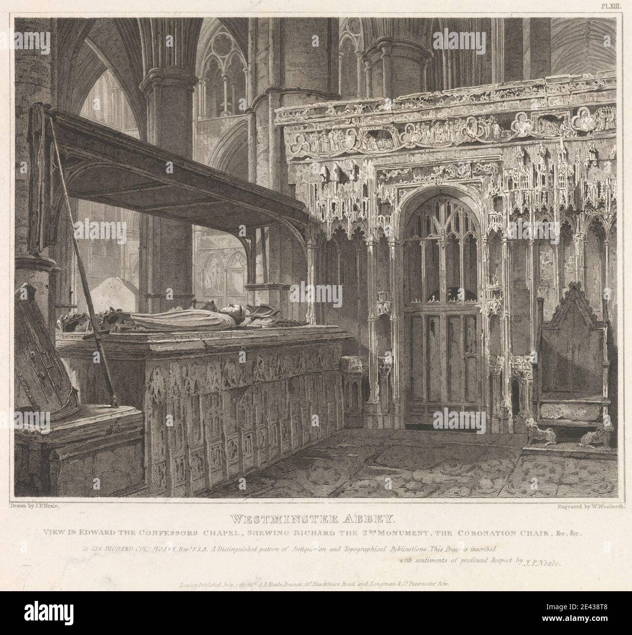 William Woolnoth, active 1806â€“1830, British, View in Edward the ...