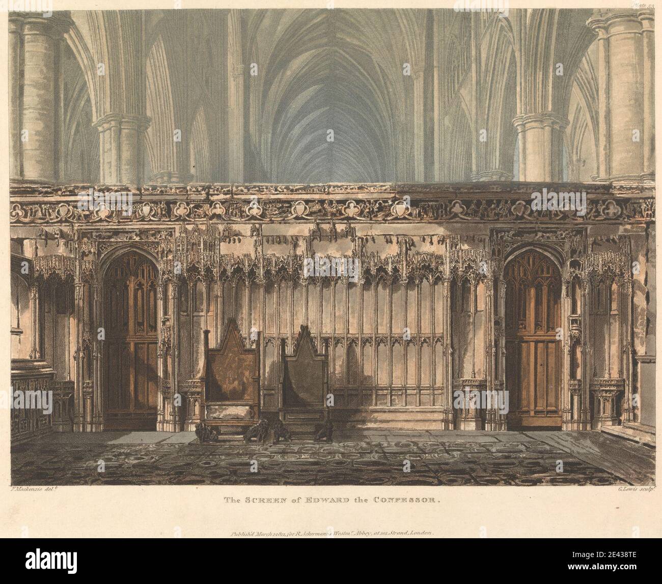 George Robert Lewis, 1782â€“1871, British, The Screen of Edward the ...