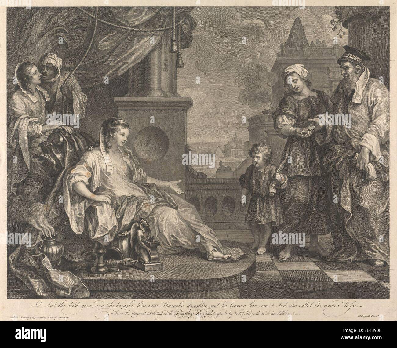 Moses brought to pharaohs daughter hi-res stock photography and images ...