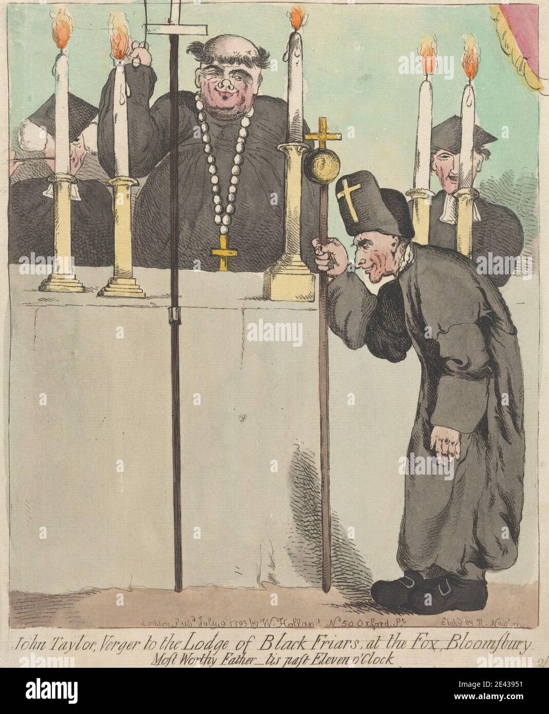 Richard Newton, 1777â€“1798, British, John Taylor, Verger to the Lodge ...