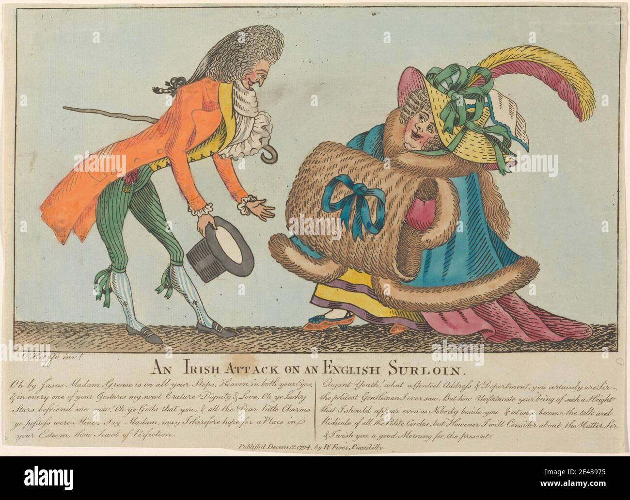 William O'Keefe, active 1794â€“1807, An Irish Attack on an English ...