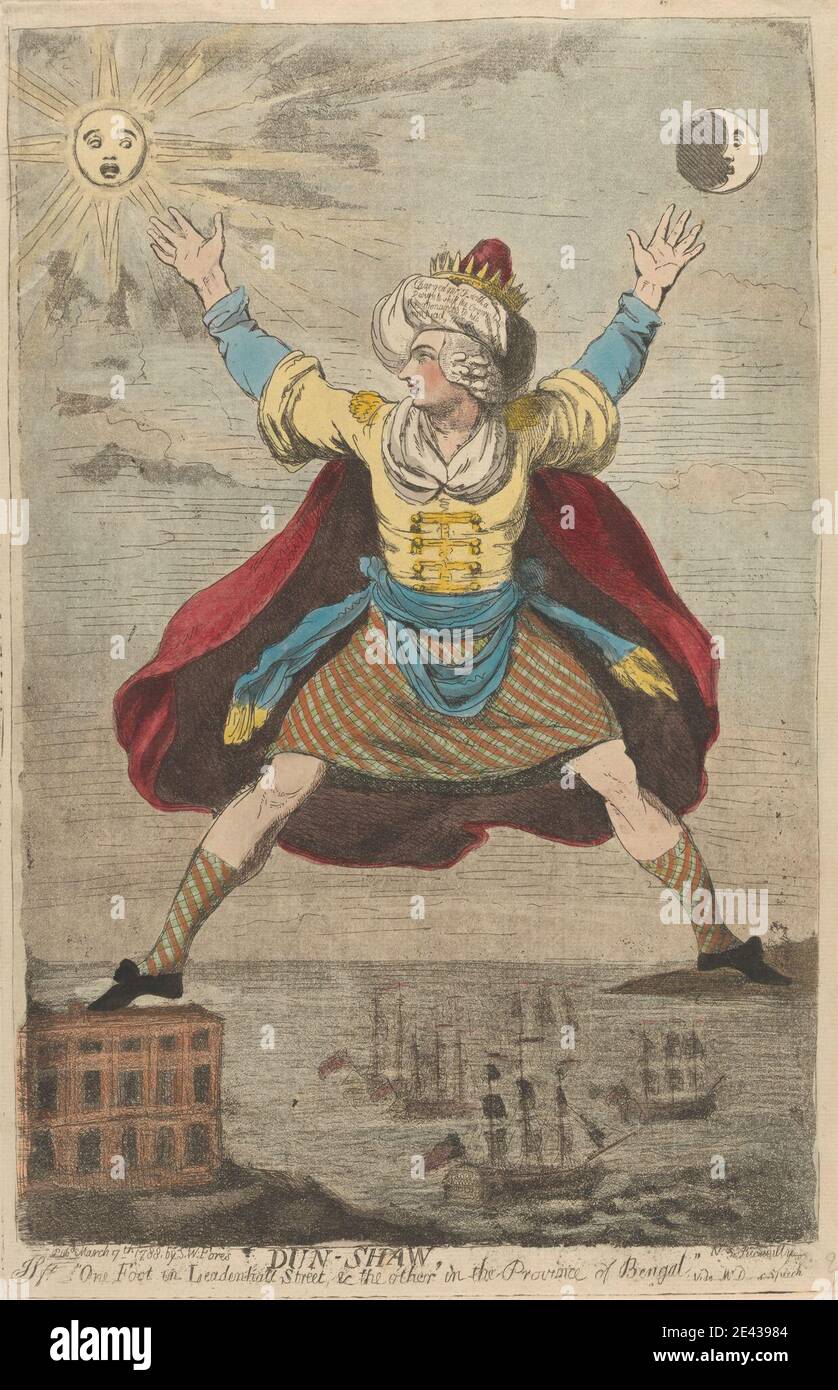 James Sayer, 1748â€“1823, British, Dun-shaw, One Foot in Leadenhall ...