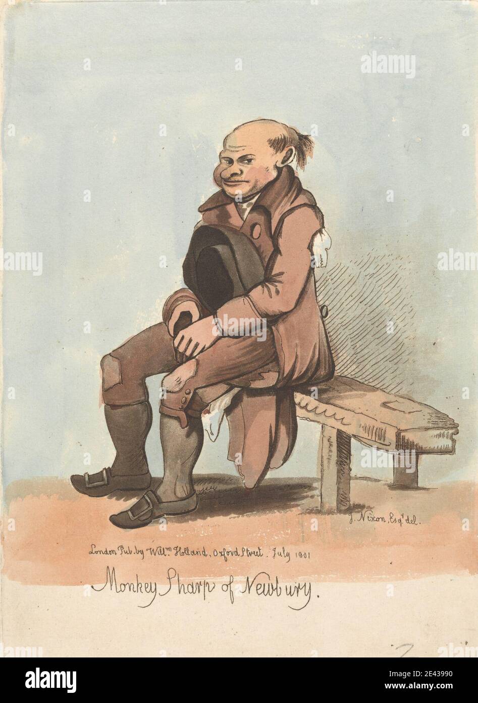 John Nixon, ca. 1760â€“1818, British, Monkey Sharp of Newbury, 1801 ...