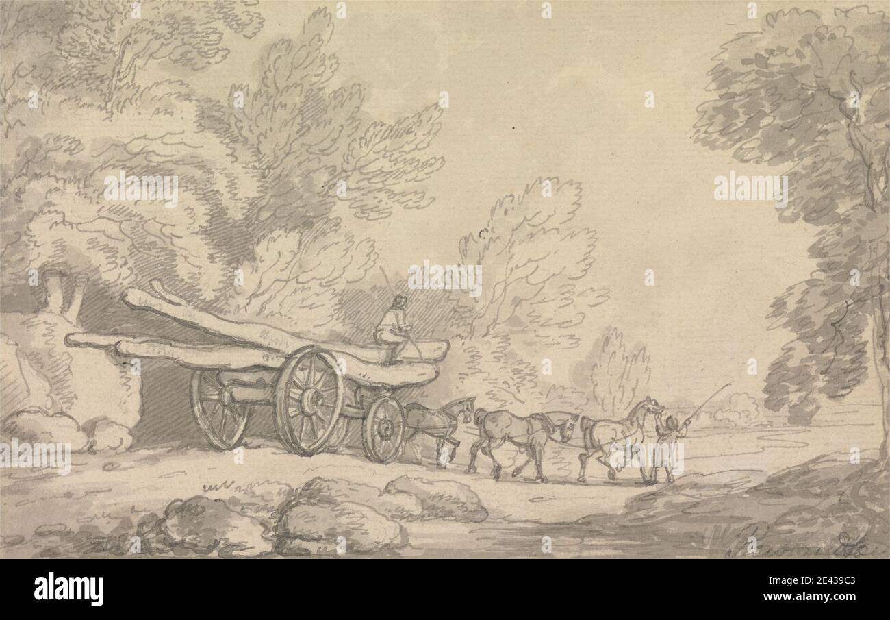 Timber waggon hi-res stock photography and images - Alamy