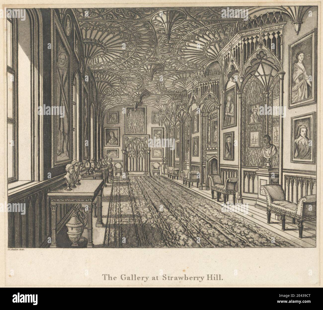 Joseph Constantine Stadler, active 1780â€“1812, British, The Gallery at ...