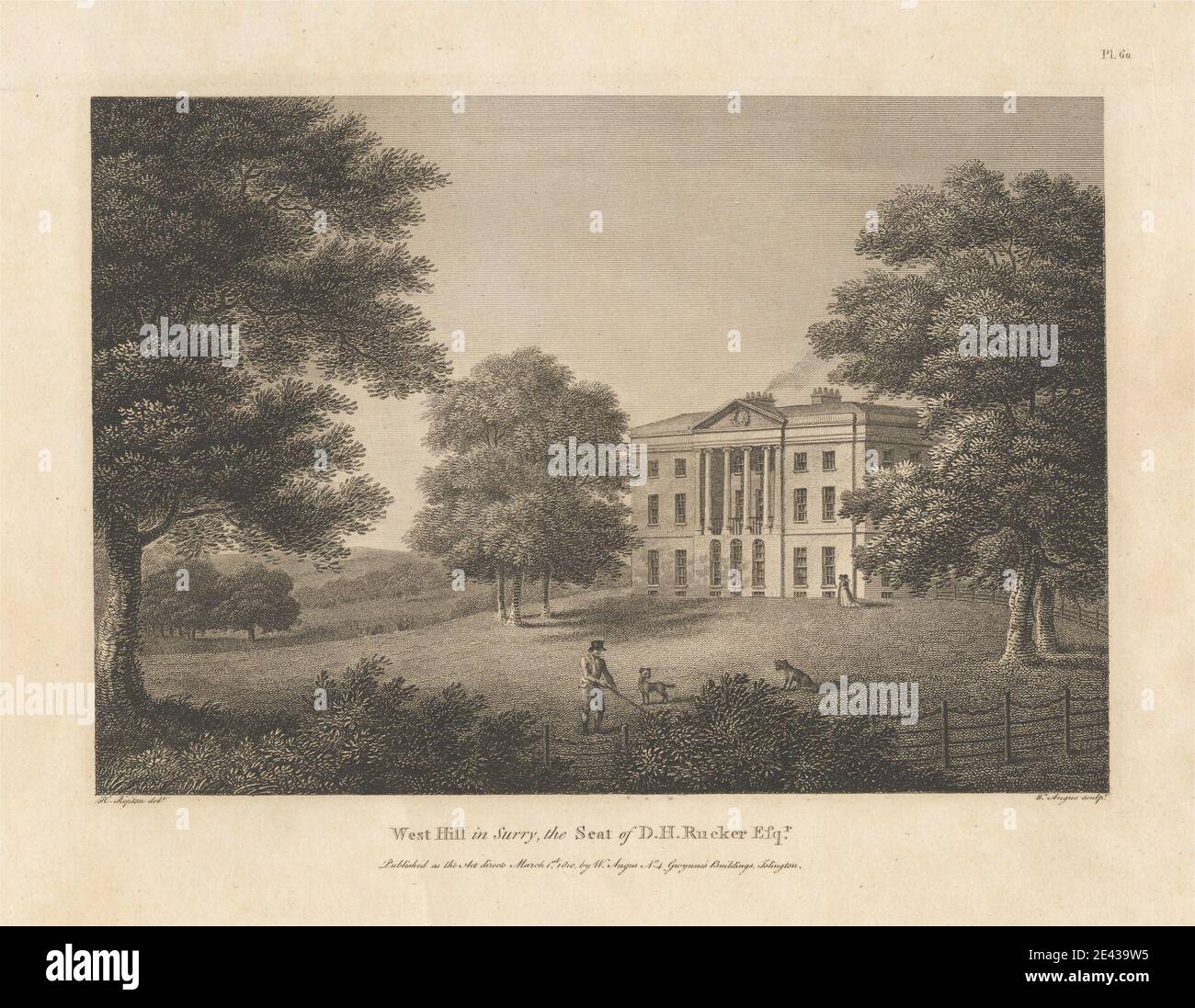 Print made by William Angus, 1752–1821, British, West Hill in Surrey ...