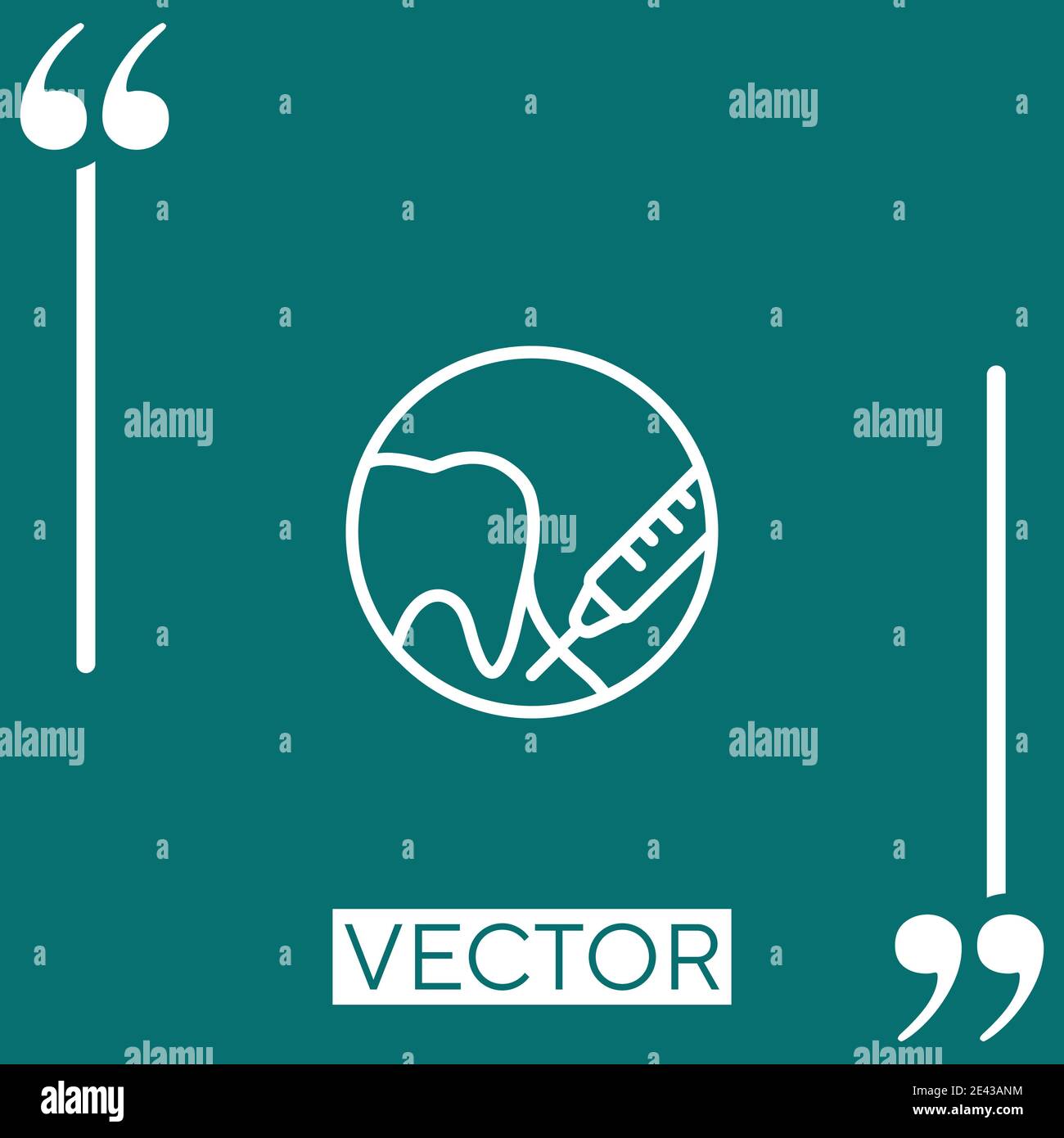 anesthesia vector icon Linear icon. Editable stroke line Stock Vector ...
