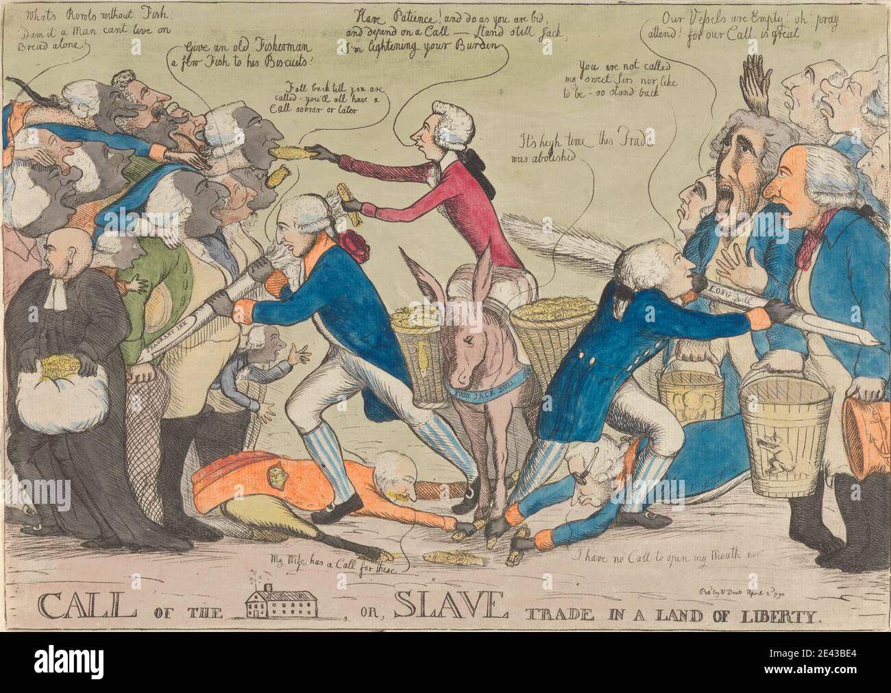 William Dent, active 1784â€“1793, Call of The [House], or, Slave Trade ...