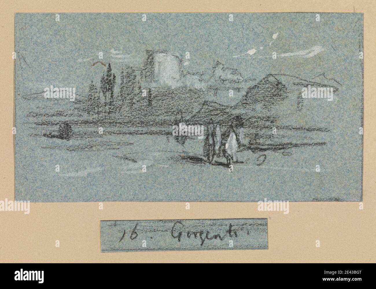 Edward Lear, 1812â€“1888, British, Agrigento. landscape. Agrigento ...