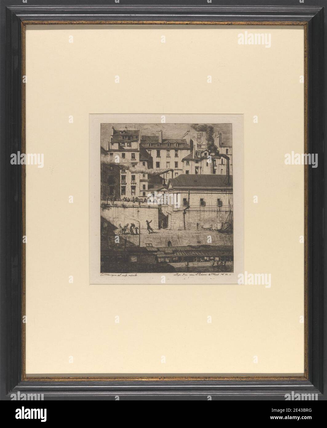 Print made by Charles Meryon, 1821â€“1868, French, La Morgue Paris ...