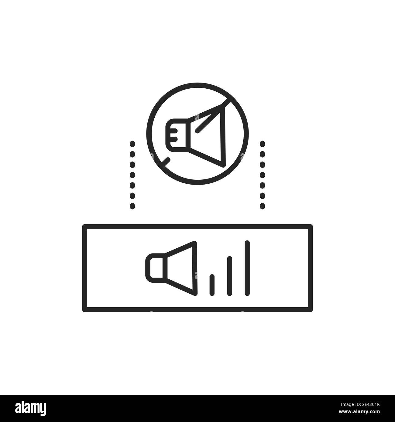 Soundproofing color line icon. Pictogram for web page, mobile app ...