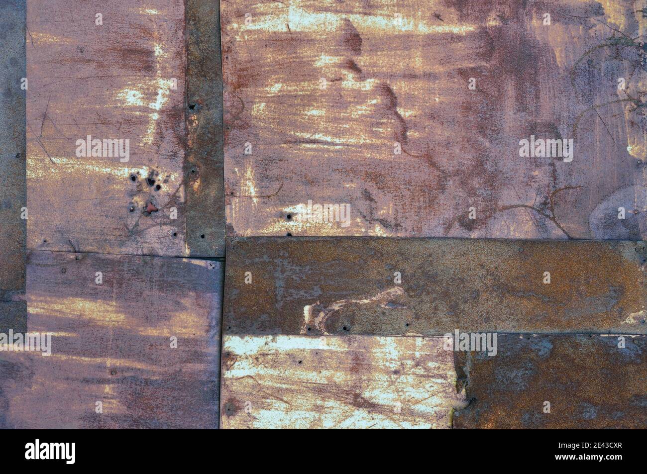 Old aged weathered rusty corroded coat iron sheets texture pattern ...