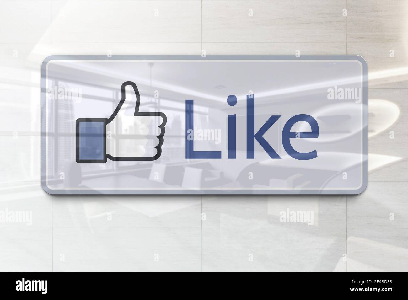 Facebook logo symbol hi-res stock photography and images - Alamy