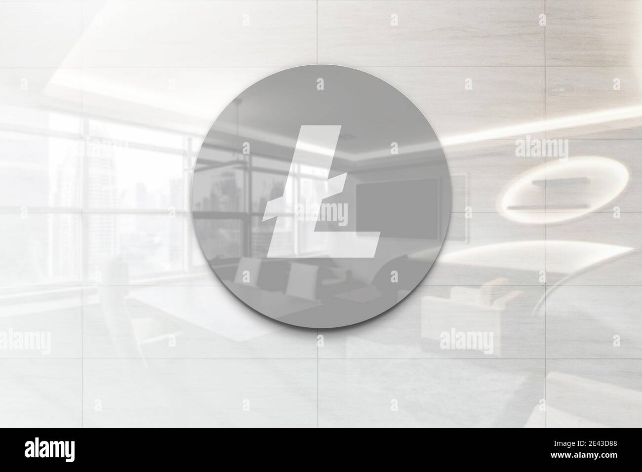 Litecoin logo hi-res stock photography and images - Alamy