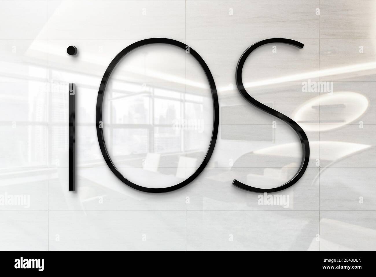 Ios logo hi-res stock photography and images - Alamy