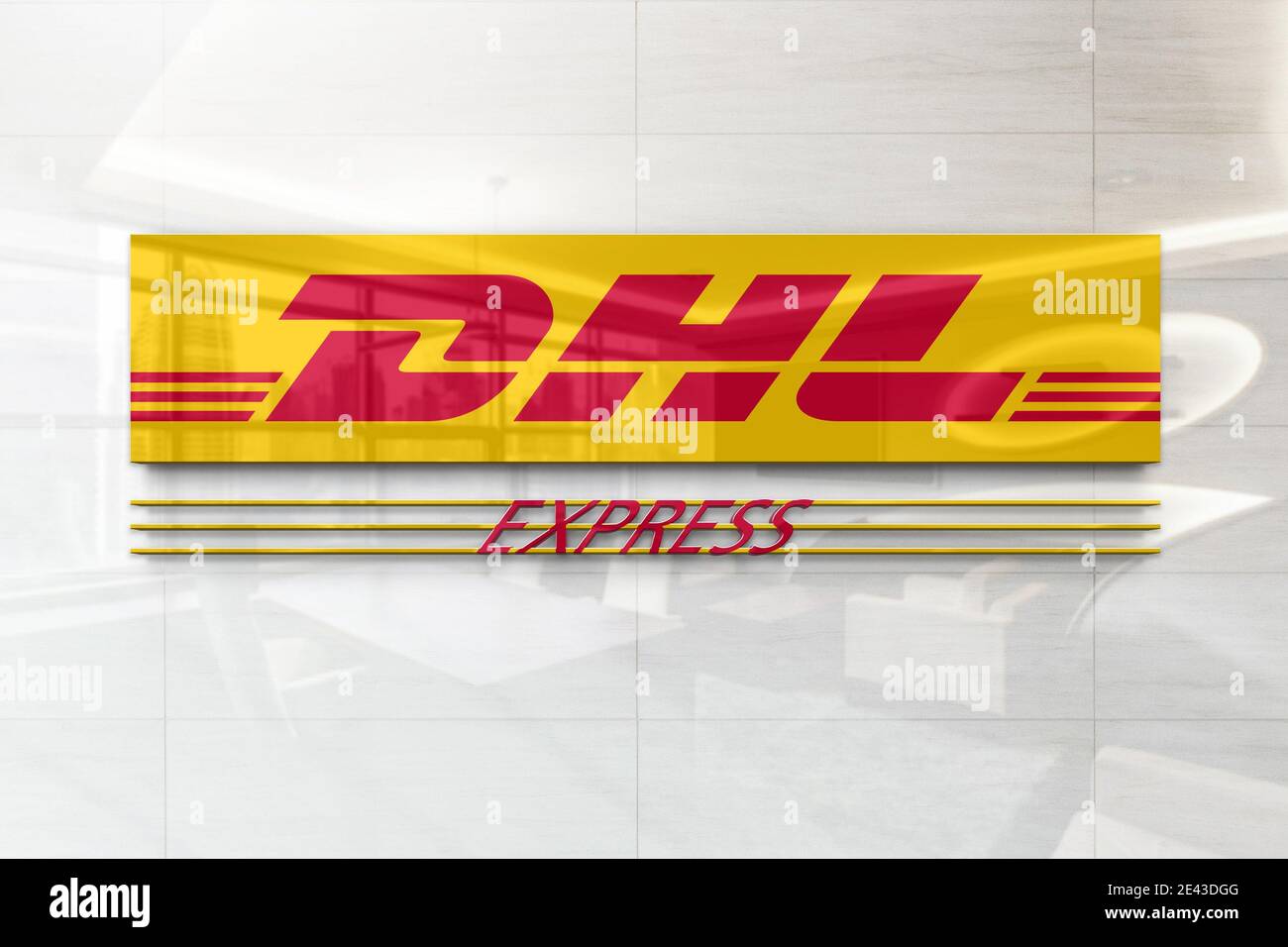 Dhl logo hi-res stock photography and images - Alamy