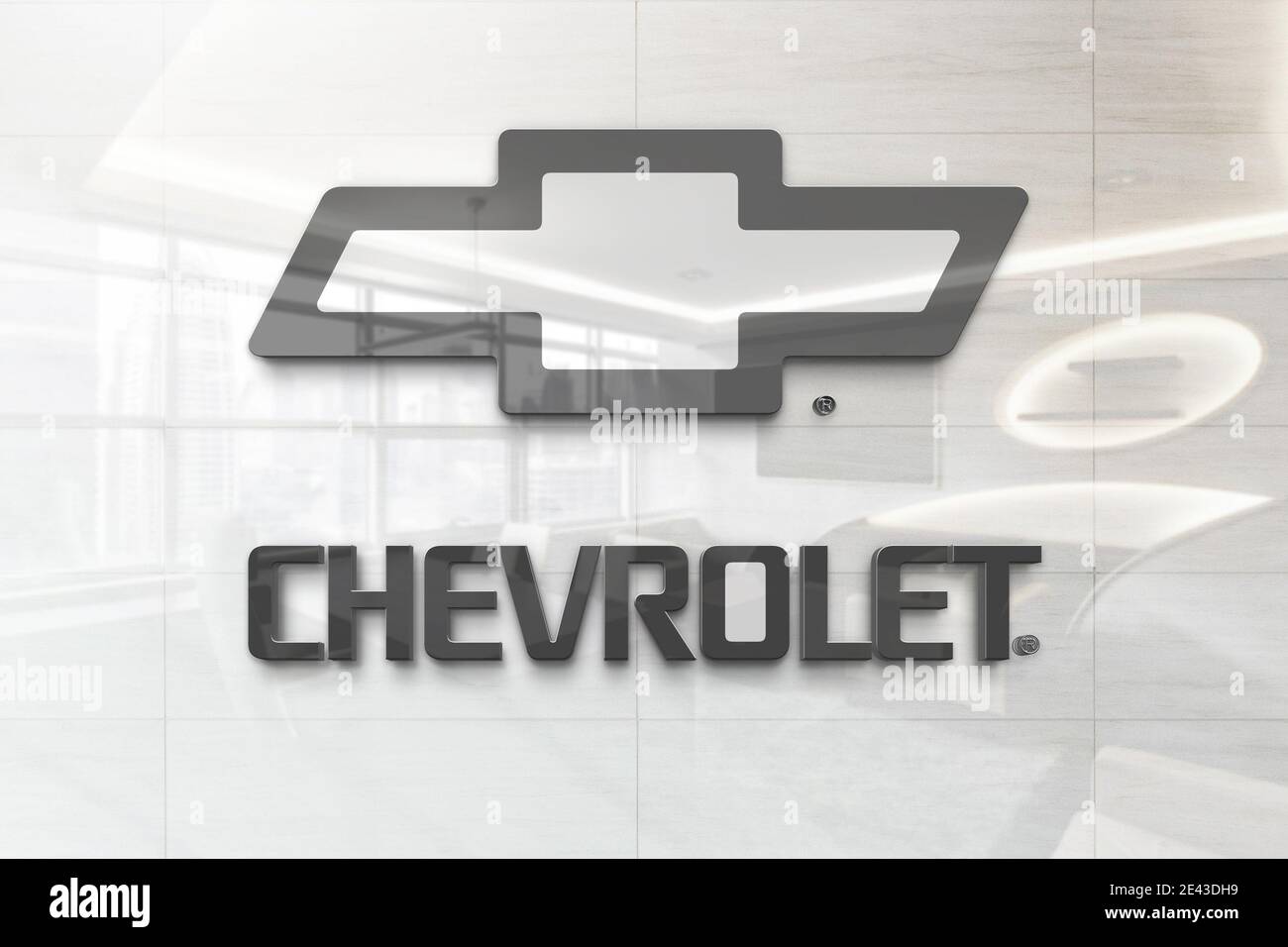 Chevrolet logo hi-res stock photography and images - Alamy
