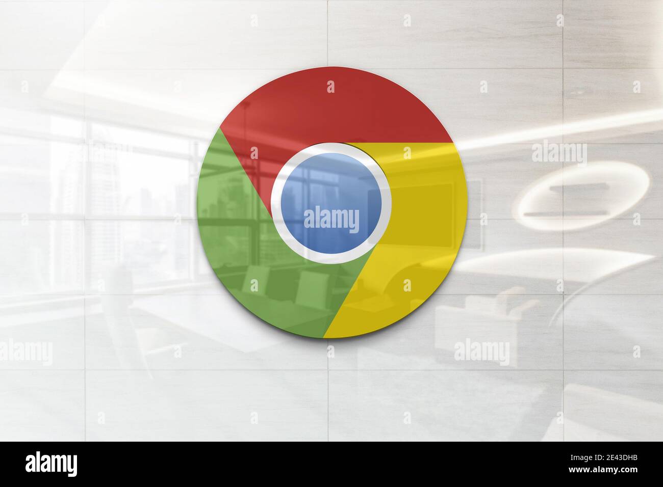Google chrome logo hi-res stock photography and images - Alamy