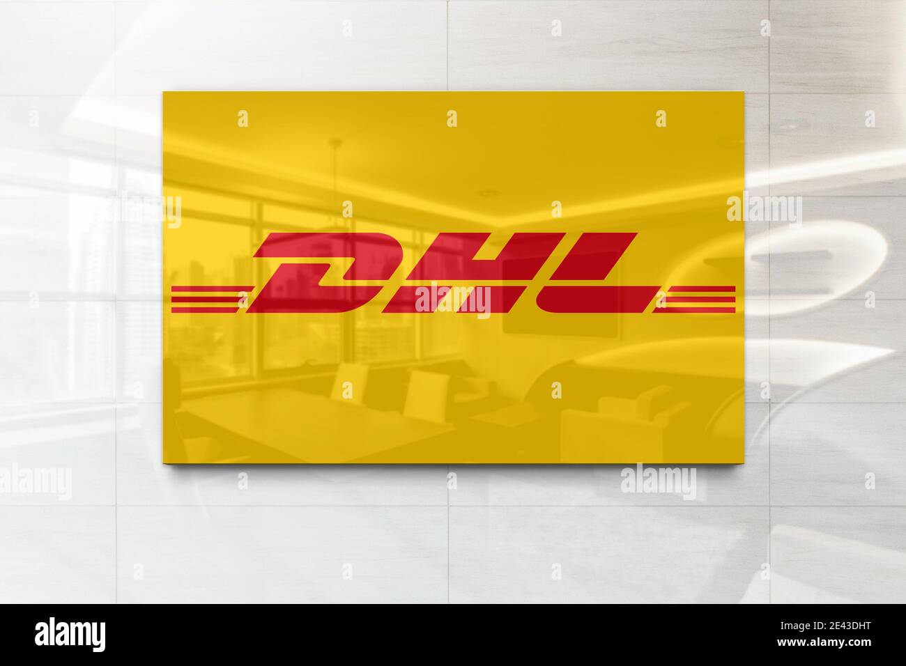 Dhl logo hi-res stock photography and images - Alamy