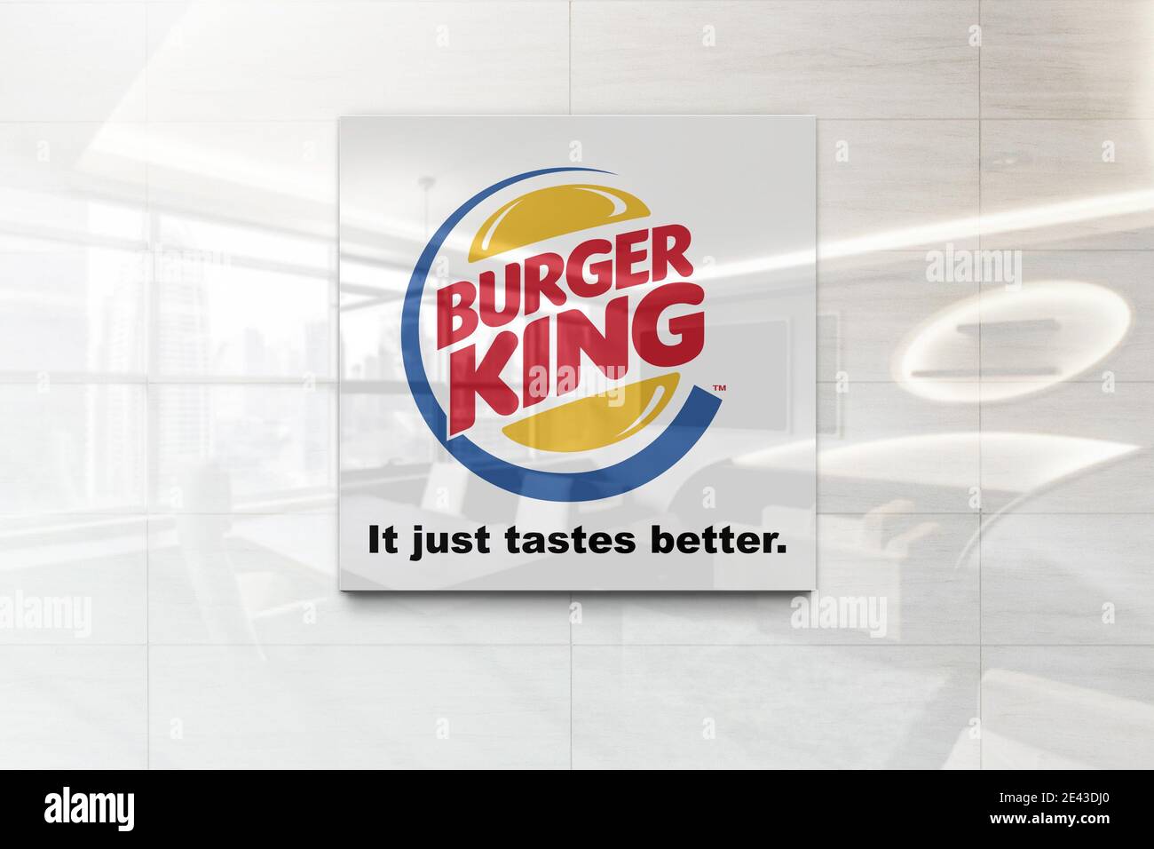 Burger king logo hi-res stock photography and images - Alamy