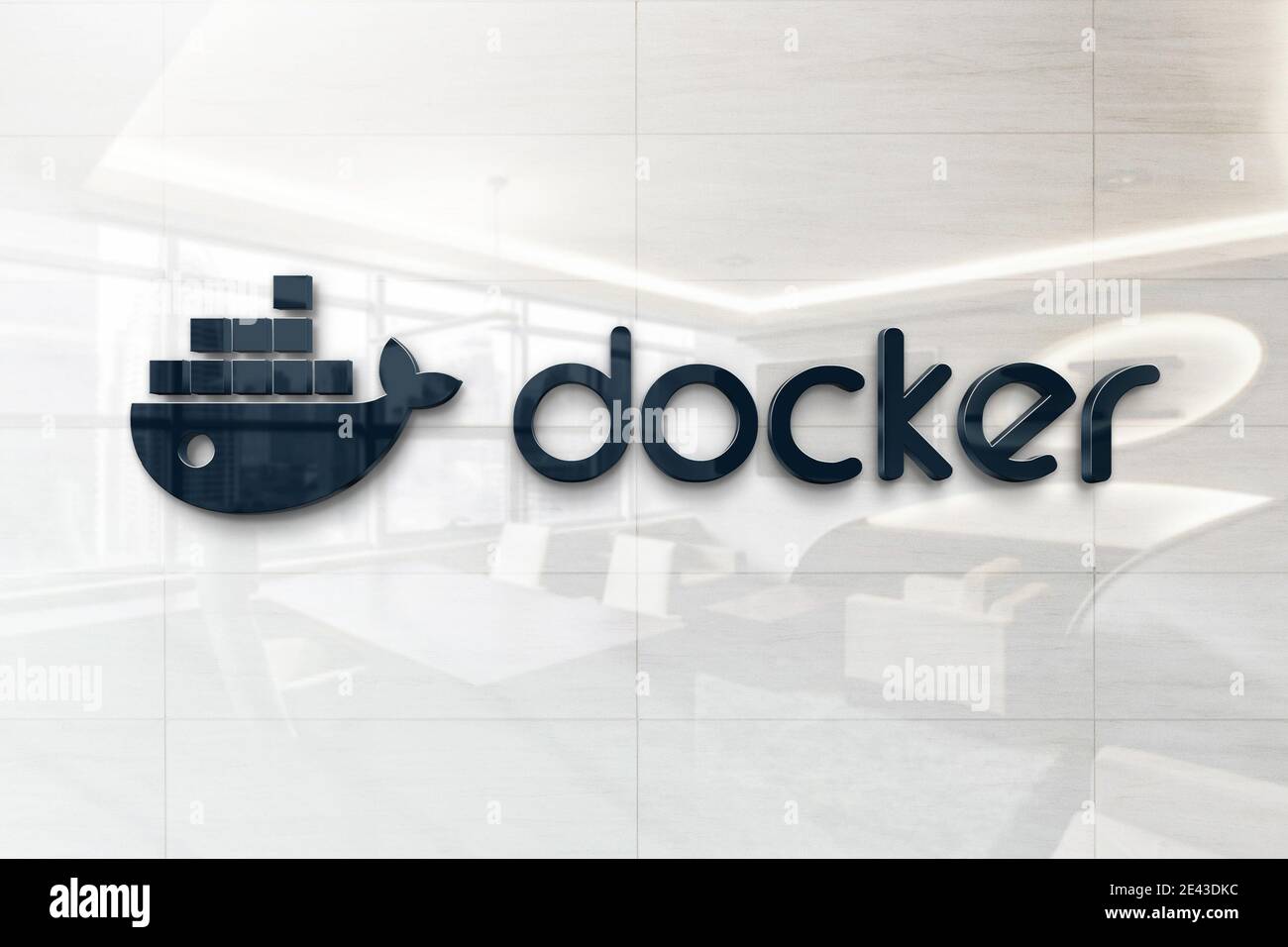 Docker logo hi-res stock photography and images - Alamy
