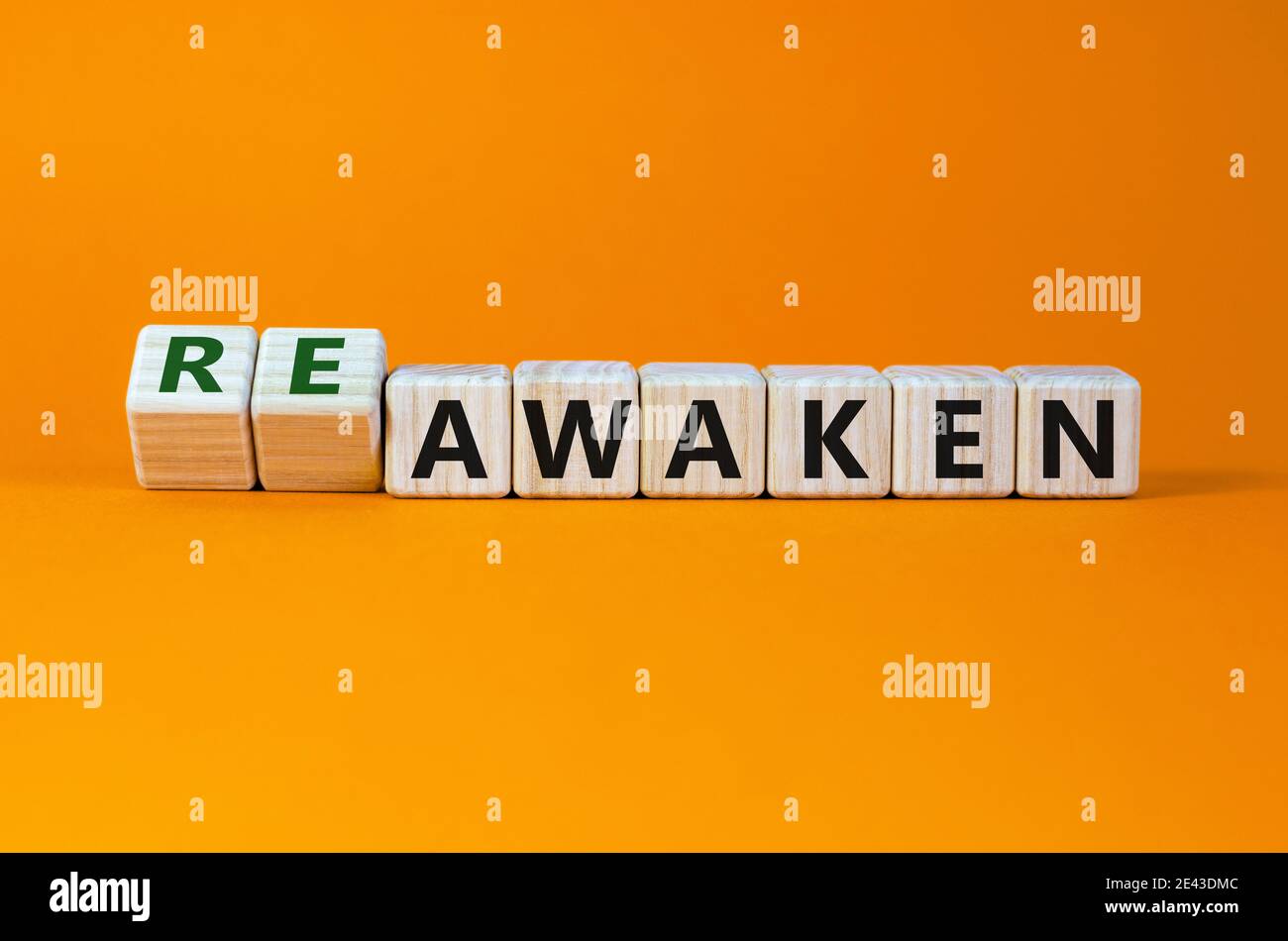 Reawaken symbol. Turned cubes and changed the word 'awaken' to ...