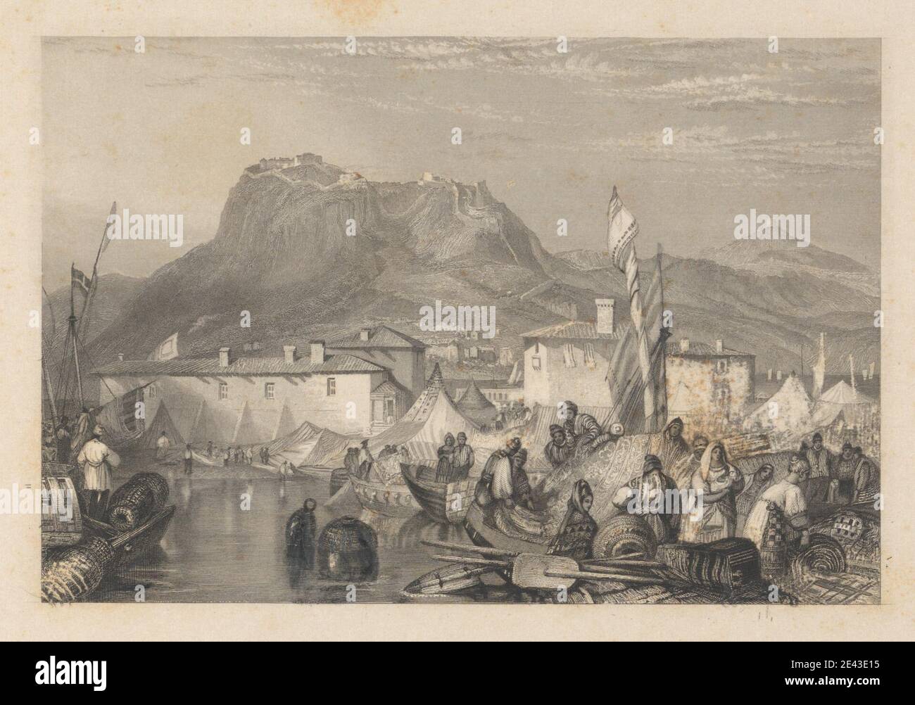 Edward Francis Finden, 1791â€“1857, British, Corinth (Cenchrea), 1834 ...