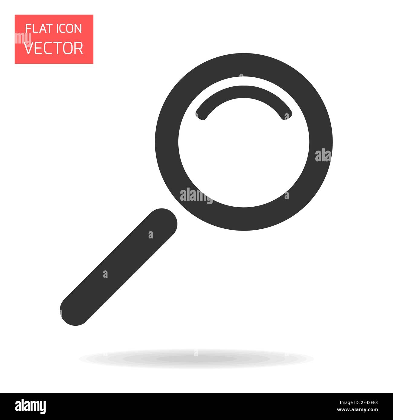 Vector isolated search icon design Stock Vector Image & Art - Alamy