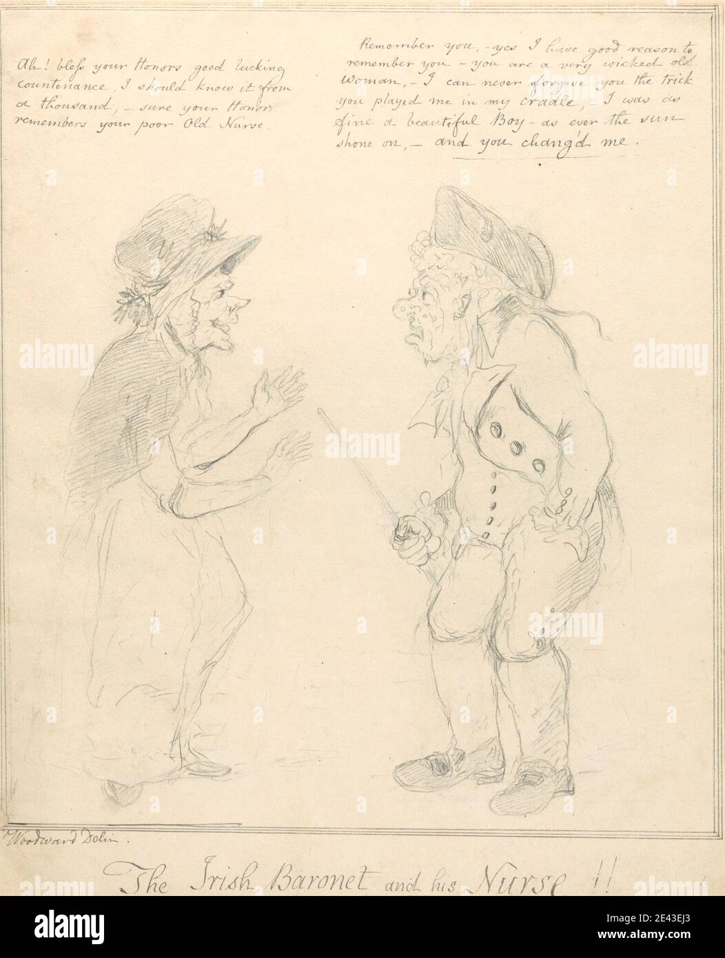 George Moutard Woodward, ca. 1760â€“1809, British, The Irish Baronet ...