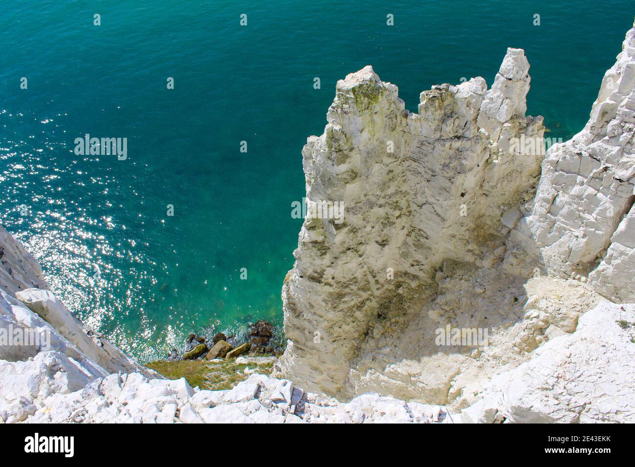 The White Cliffs of Dover, part of the North Downs formation, is the ...