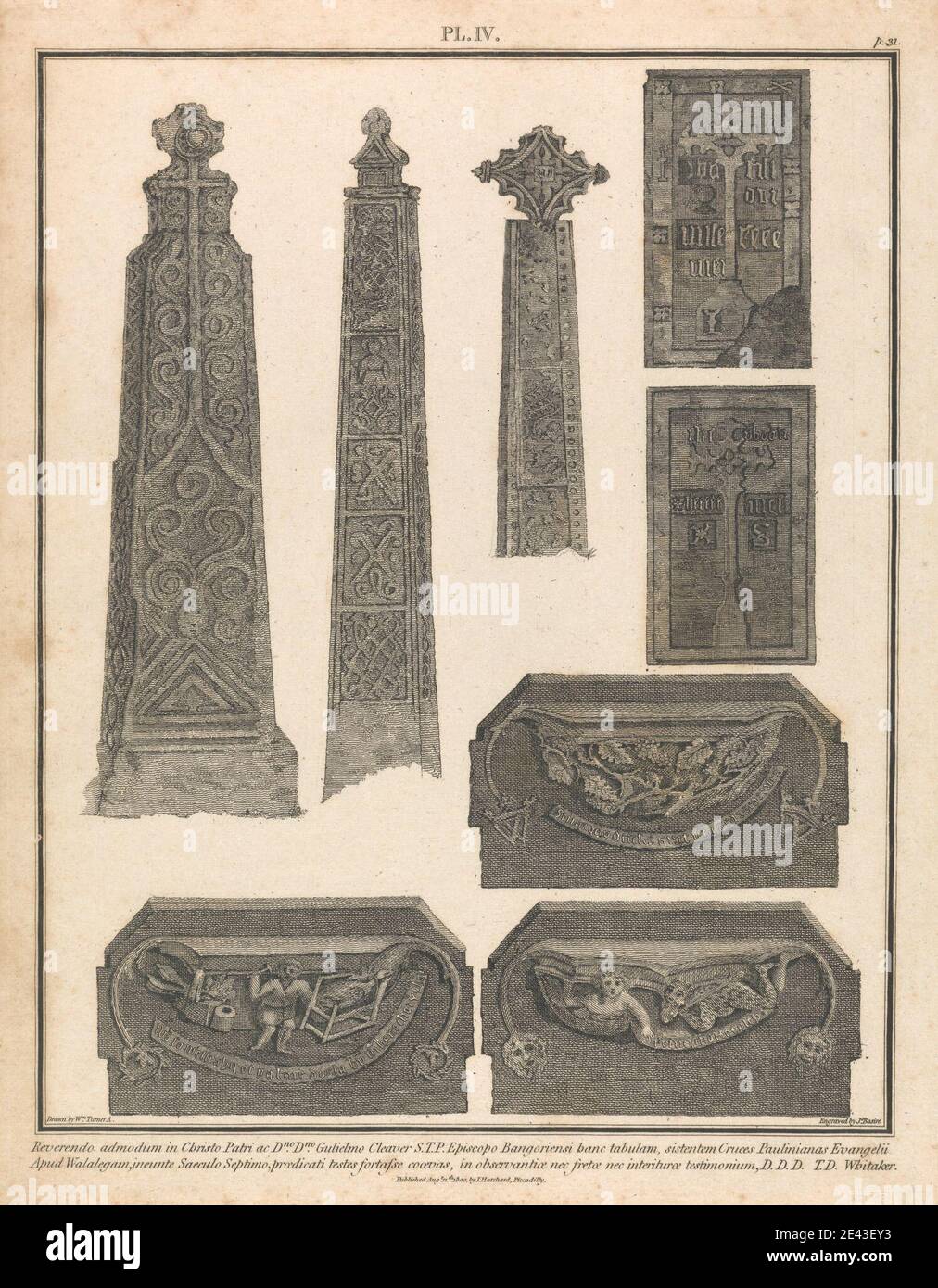 James Basire, 1769â€“1822, British, Ancient Crosses at Whalley, 1800 ...