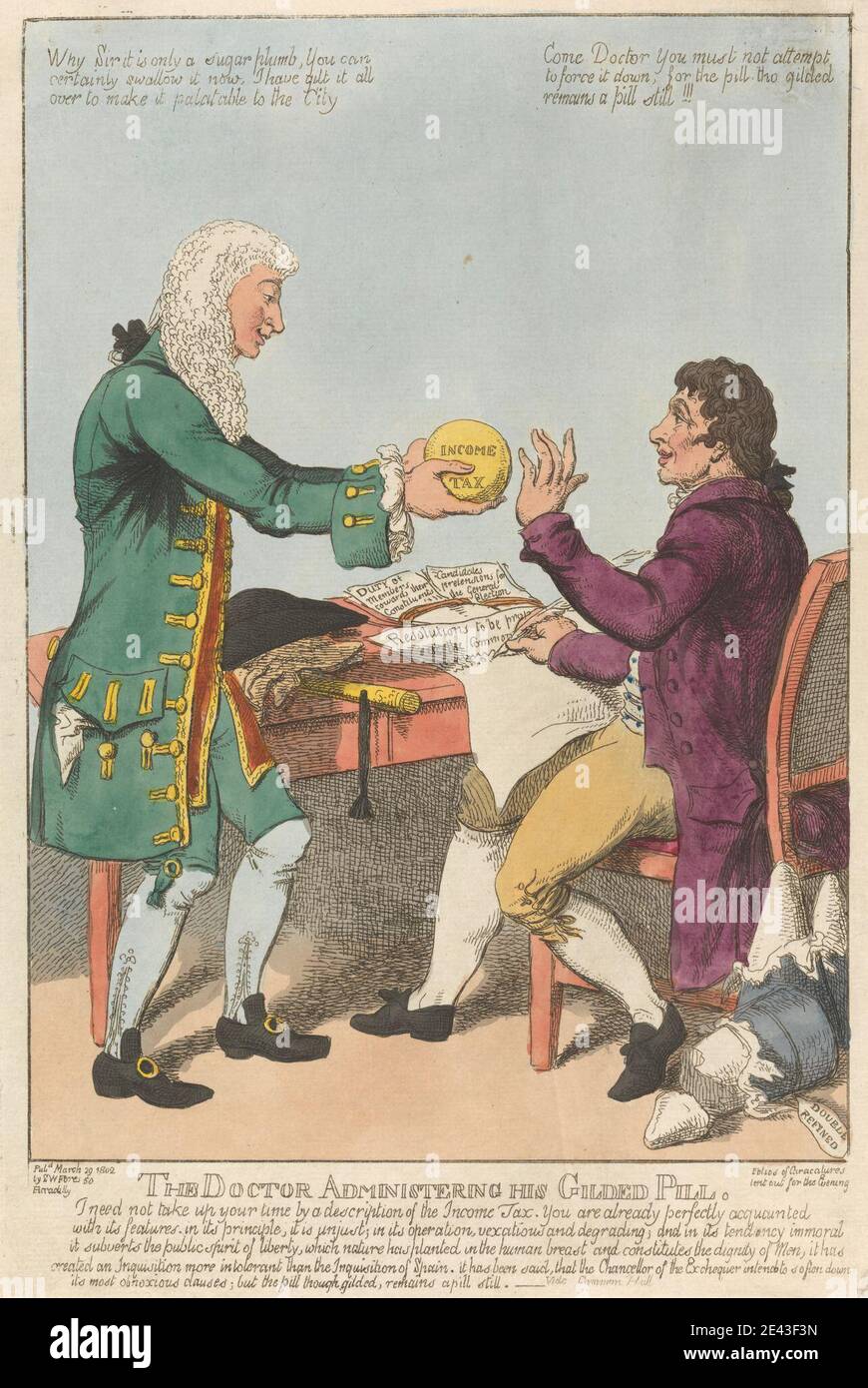 Charles Williams, active 1796â€“1830, British, The Doctor Administering ...