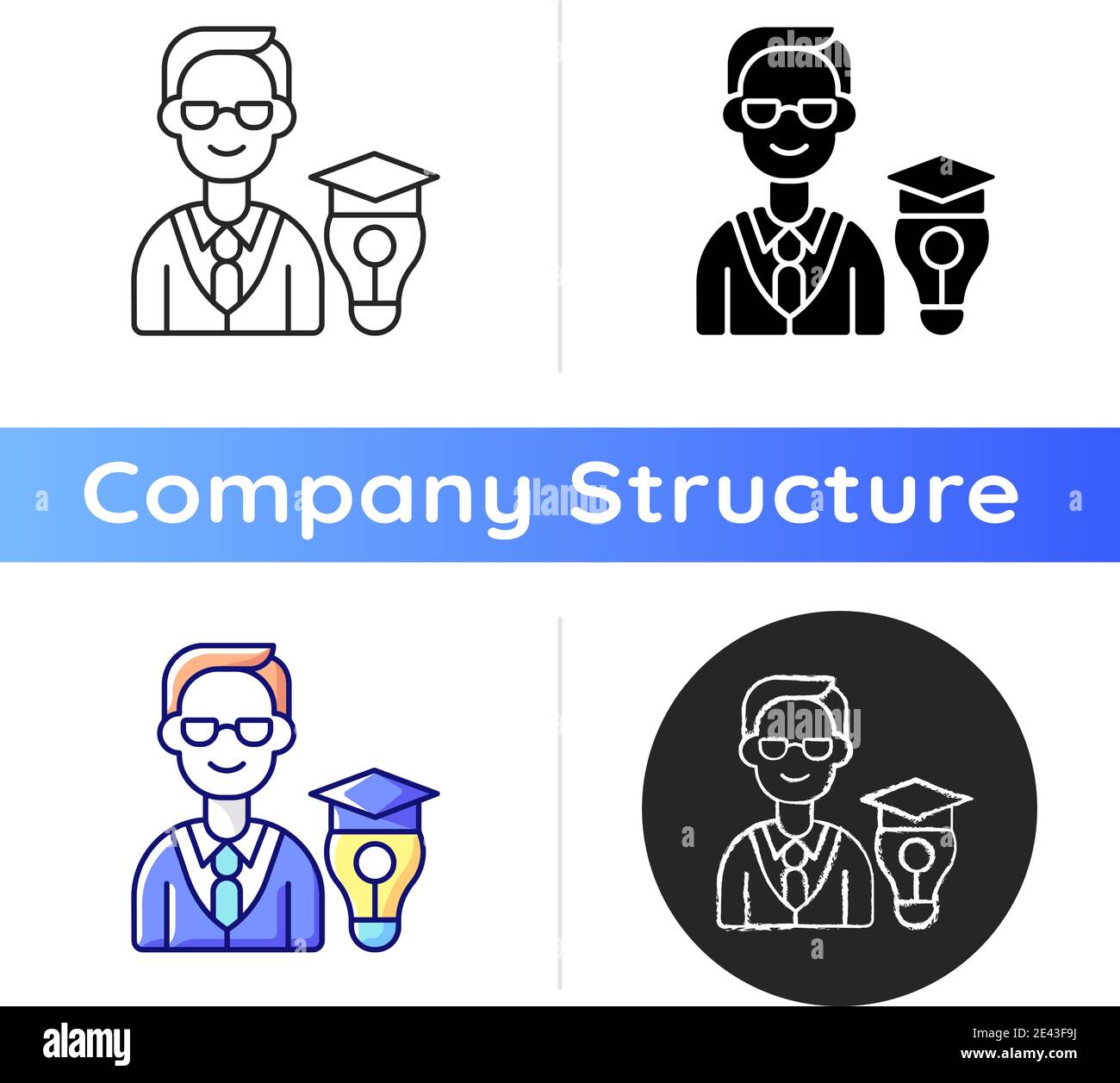 Educational management icon Stock Vector Image & Art - Alamy